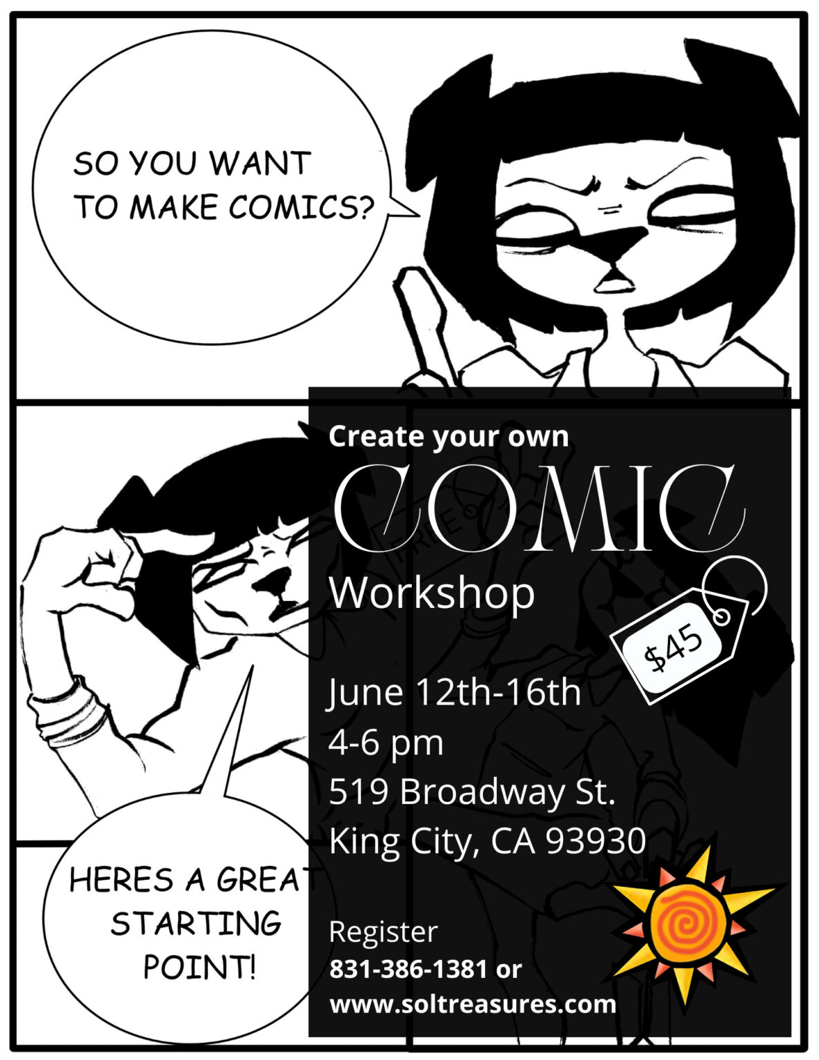 Create Your Own Comic Workshop - Arts Council for Monterey County