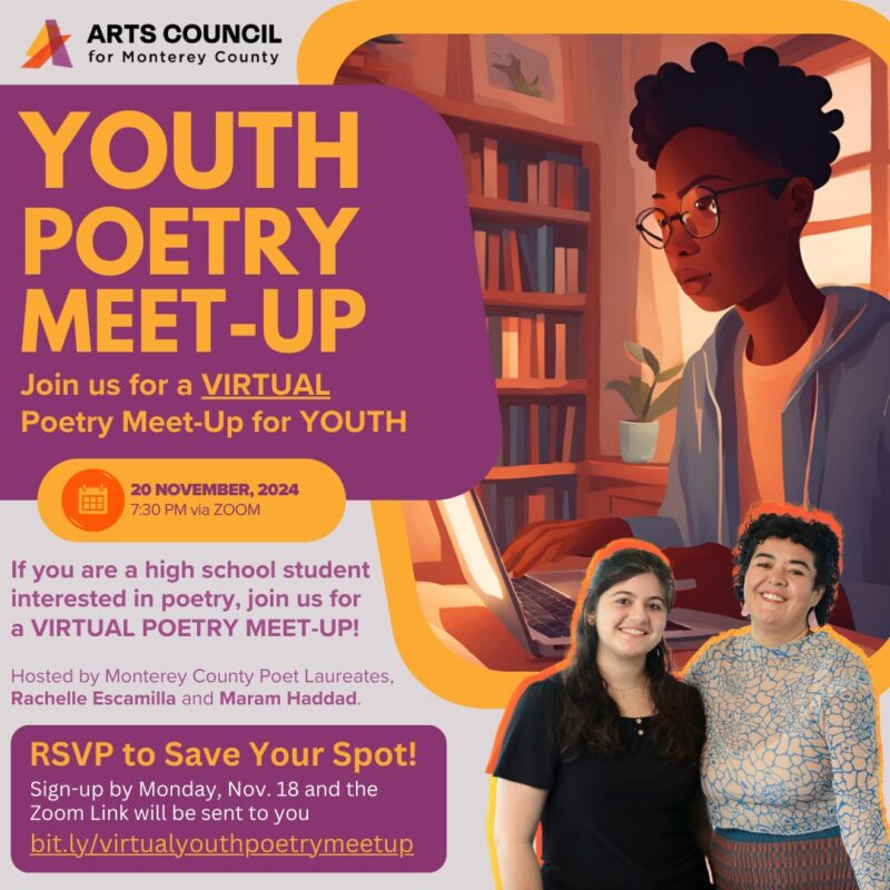 Virtual Youth Poetry Meet-Up - Arts Council for Monterey County